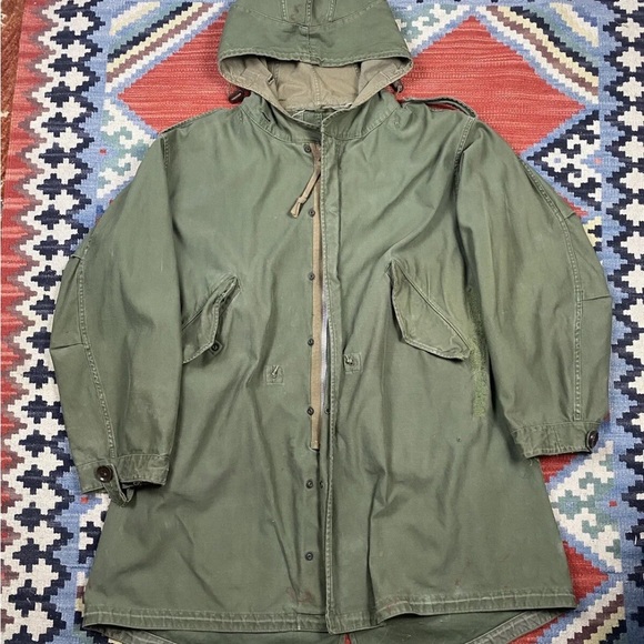 Jackets & Coats | Vintage M1951 Korean War Fishtail Parka Lxl 5s ...